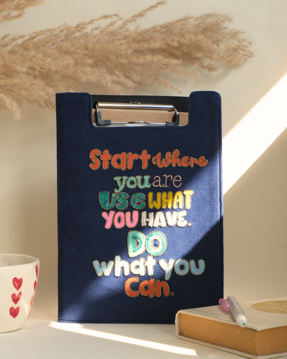 Start where you are use what you have do what you can-Embroidered Reus ...