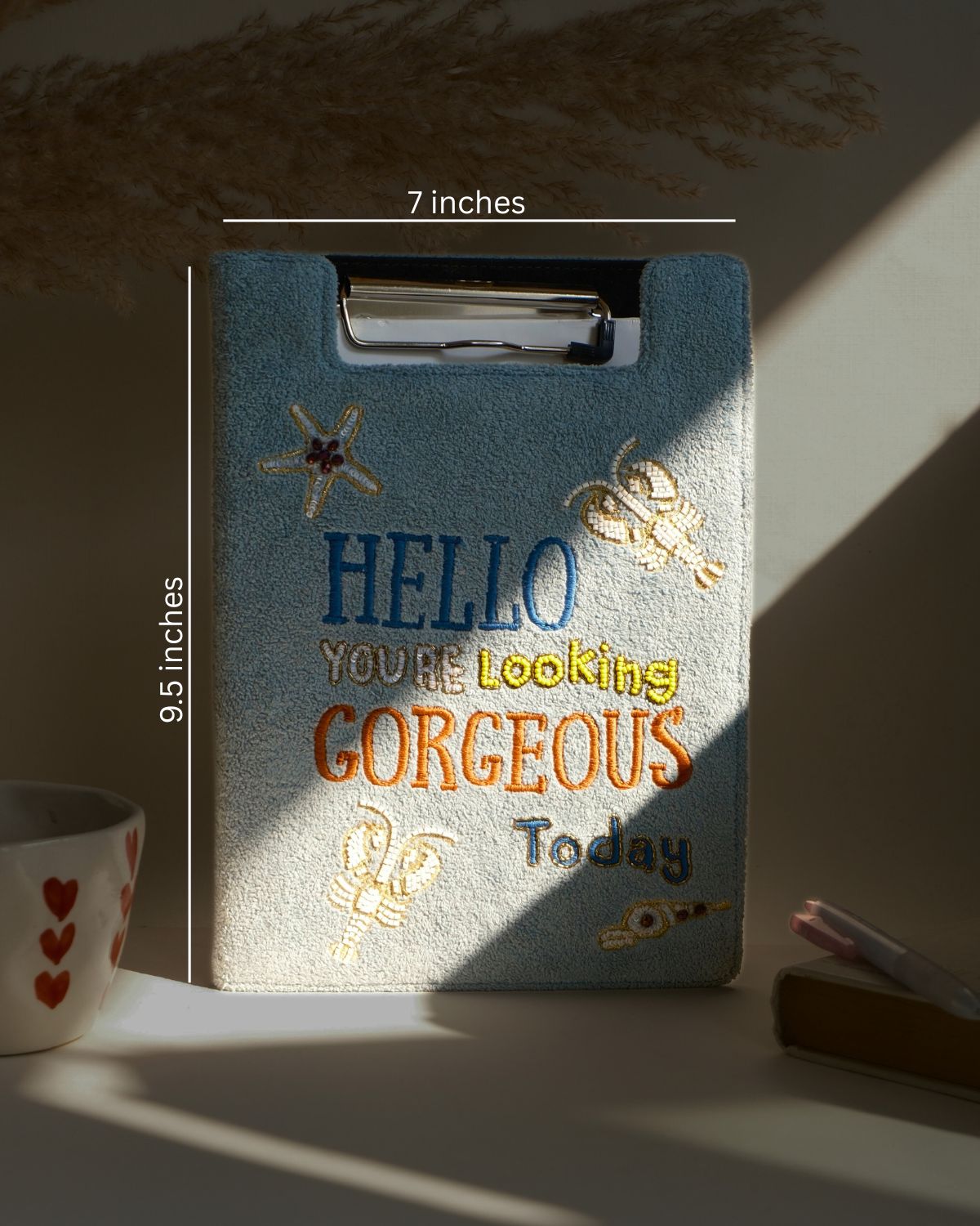 Hello You're Looking Gorgeous Today-Embroidered Reusable Journals ...